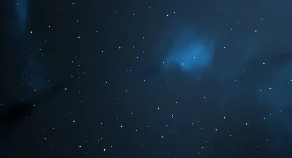 2d illustration. Deep vast space. Stars, planets and moons. Various ...