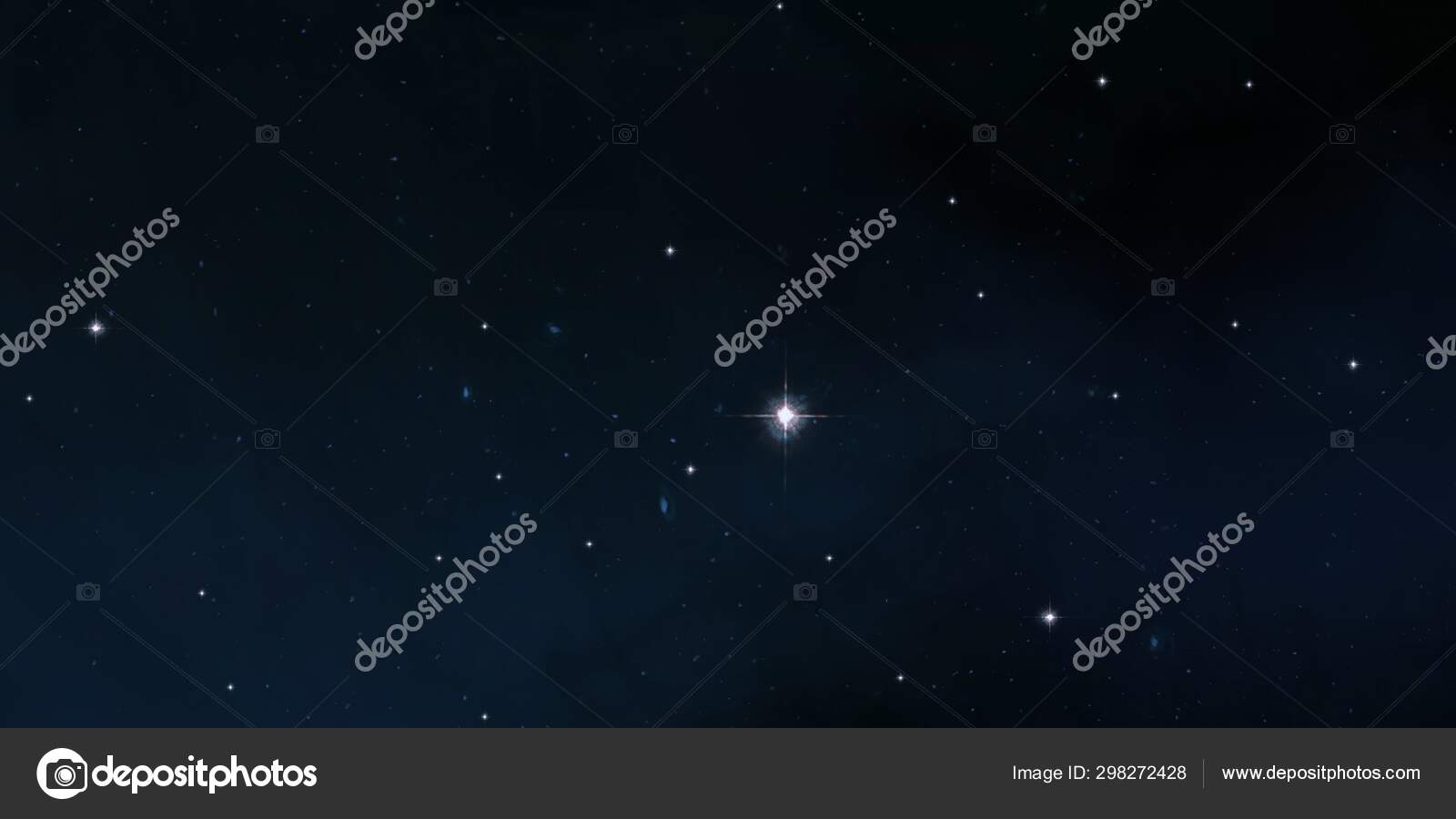 Illustration Deep Vast Space Stars Planets Moons Various Science ...