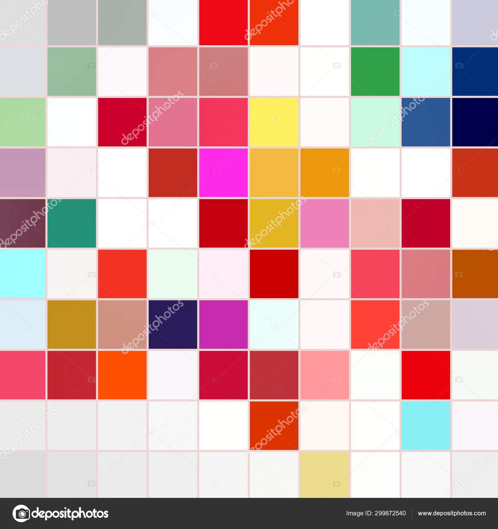 Abstract Pattern Colorful Block Mosaic Tile Geometric Shape Background ...