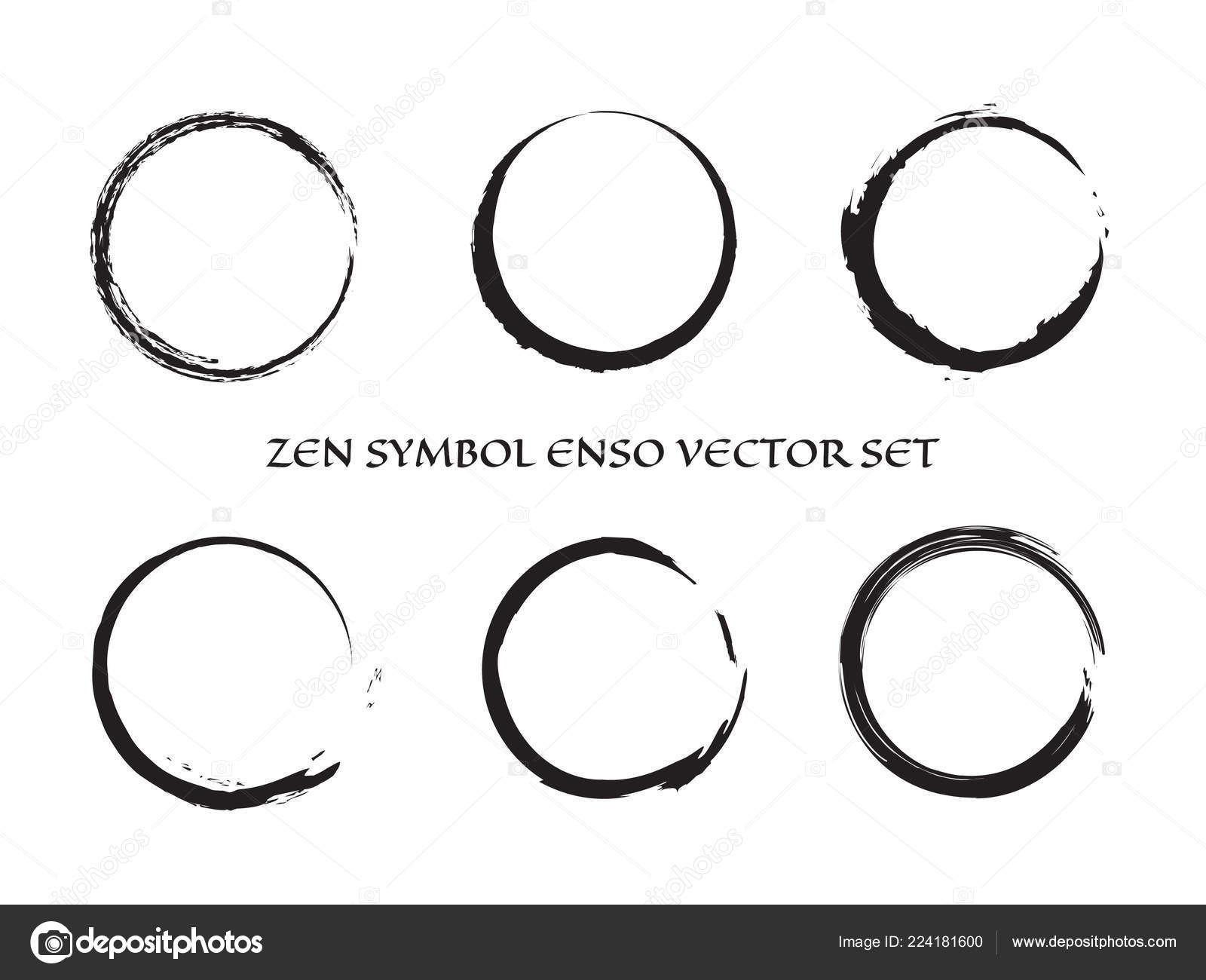 Brush Circles Vector Set Stock Vector by ©wolyalya.gmail.com 224181600 Brush Circles Vector Set Stock Vector by ©wolyalya.gmail.com 224181600