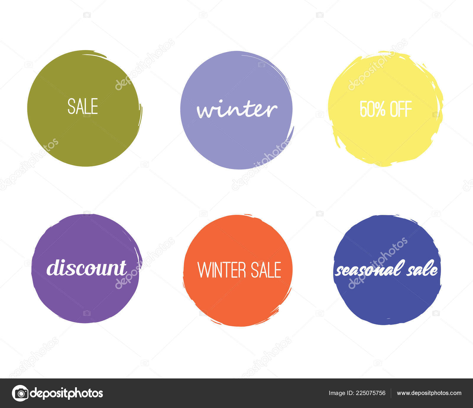 Sale Circles Template Stock Vector Image by ©wolyalya.gmail.com #225075756