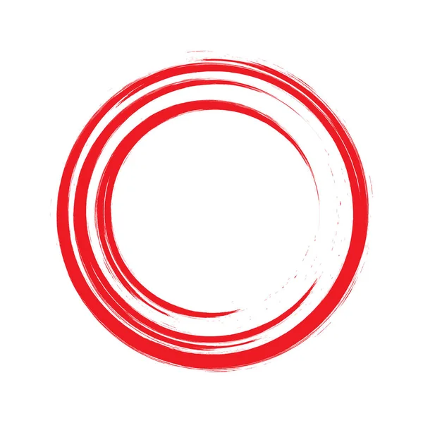 Red Brush Enso Stock Vector Image by ©wolyalya.gmail.com #242698852