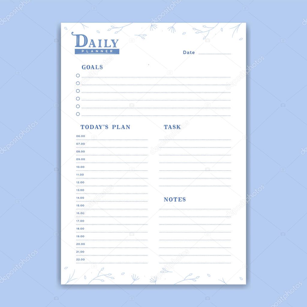 Planificador de horarios diario Tamaño A3 con lista de tiempo y ...