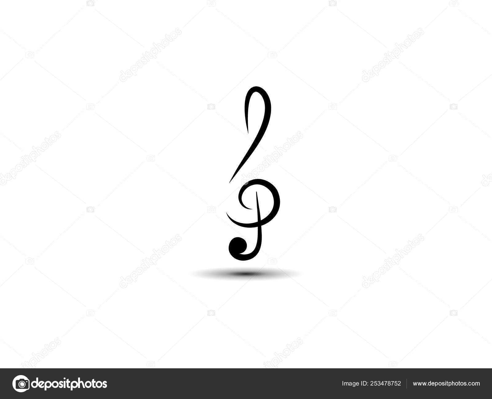 Treble Clef Silhouette