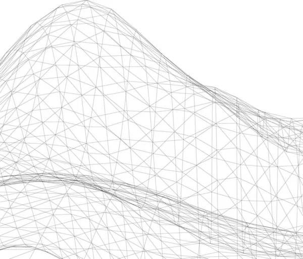 Abstract Wallpaper Hill Shapes Digital Background Stock Vector by ...