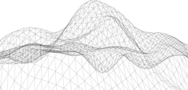 Abstract Wallpaper Hill Shapes Digital Background Stock Vector by ...