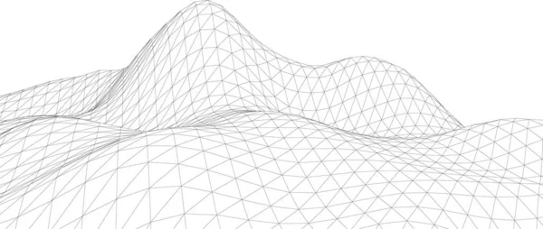 Abstract Wallpaper Hill Shapes Digital Background Stock Vector by ...