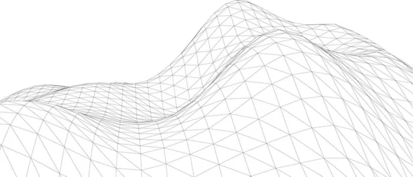 Abstract Wallpaper Hill Shapes Digital Background Stock Vector by ...