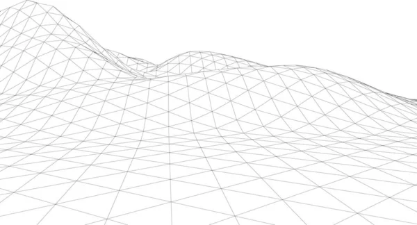 Abstract Wallpaper Hill Shapes Digital Background Stock Vector by ...