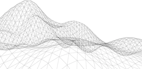 Abstract Wallpaper Hill Shapes Digital Background Stock Vector by ...