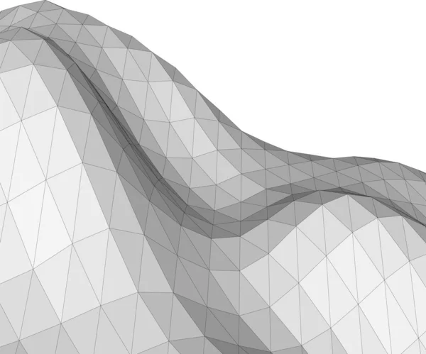 Abstract Wallpaper Hill Shapes Digital Background Stock Vector by ...