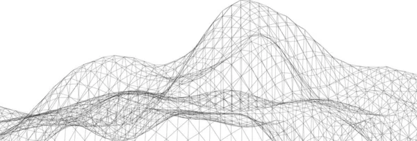 Abstract Wallpaper Hill Shapes Digital Background Stock Vector by ...