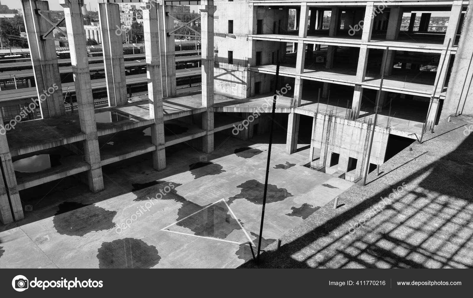 Geometrical Architectural Building Shapes Stock Photo by ©YuriyA 411770216