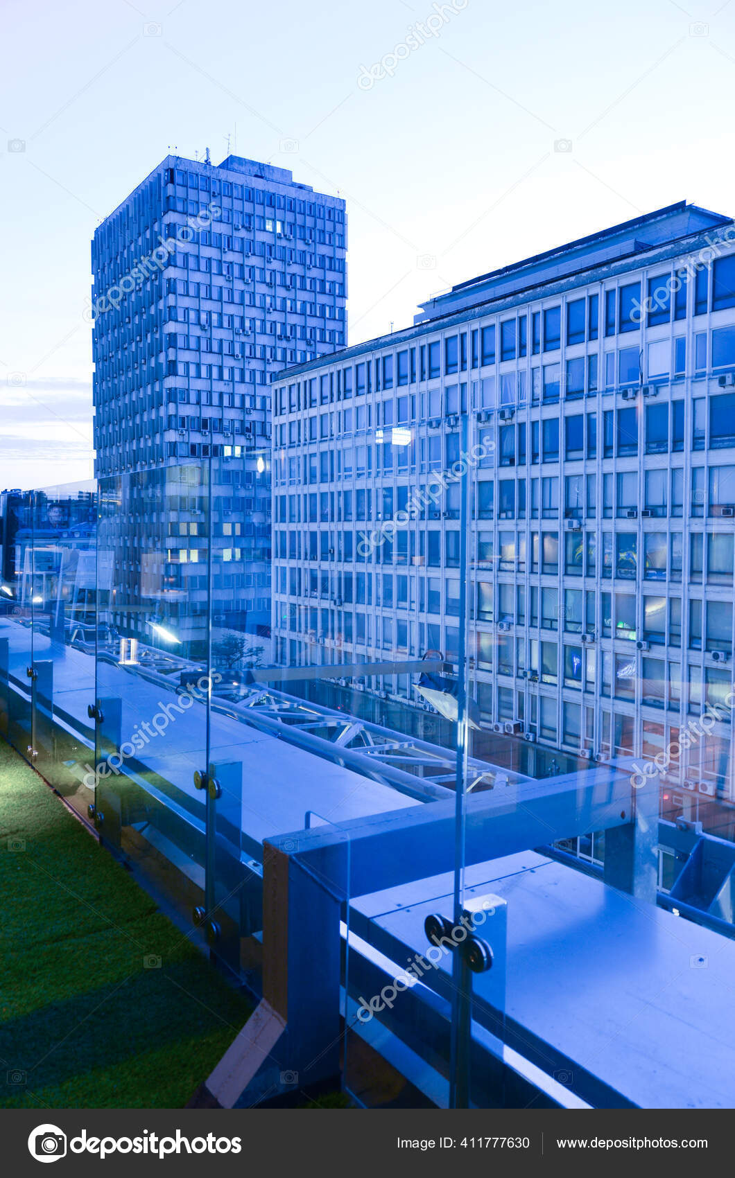 Urban City Architecture Design Concept Background — Stock Photo ...