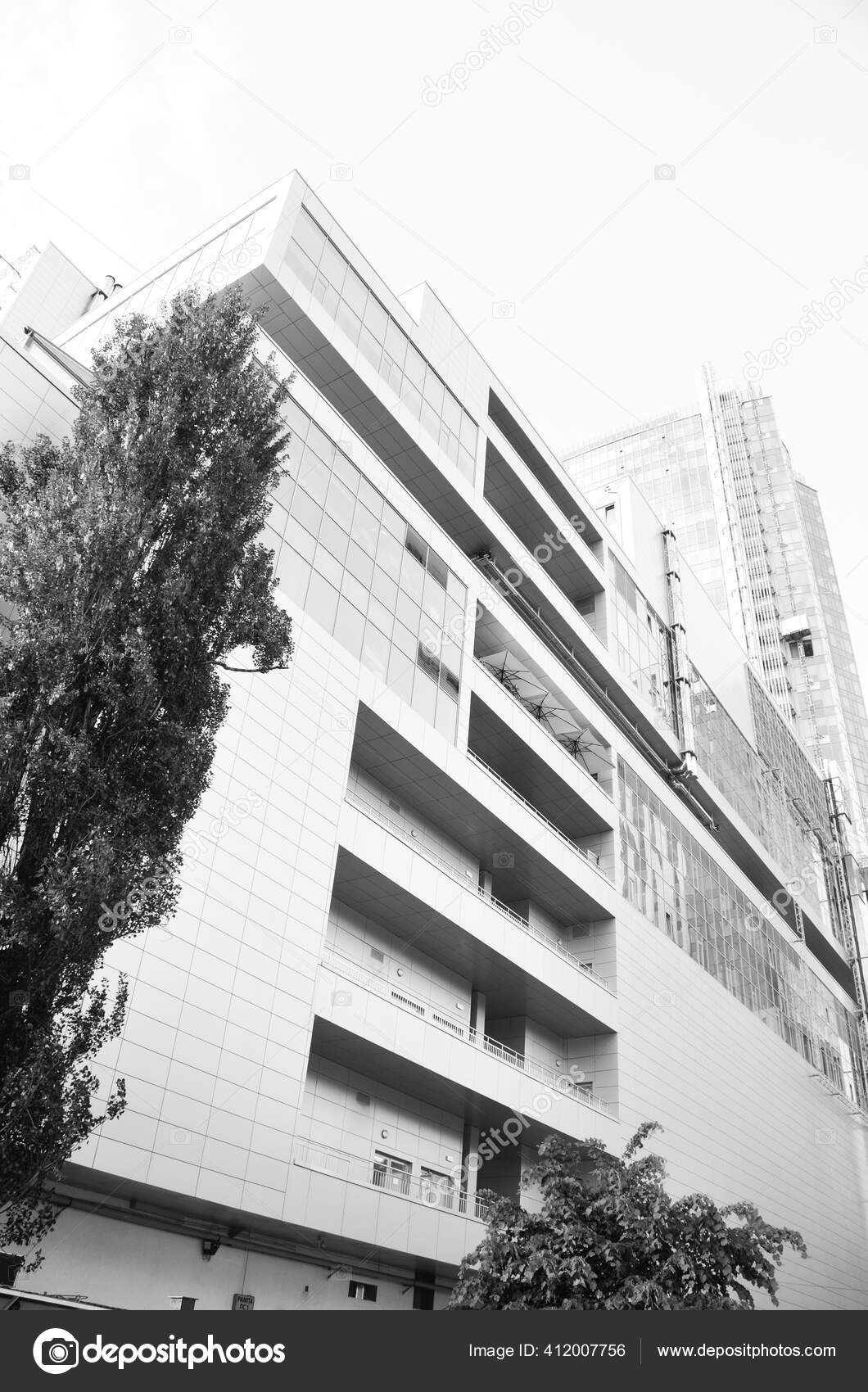 Abstract Architecture Background Building Construction — Stock Photo ...