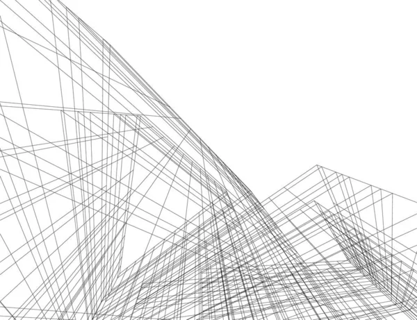 Minimal Geometrical Shapes Architectural Lines Stock Vector by ©YuriyA ...