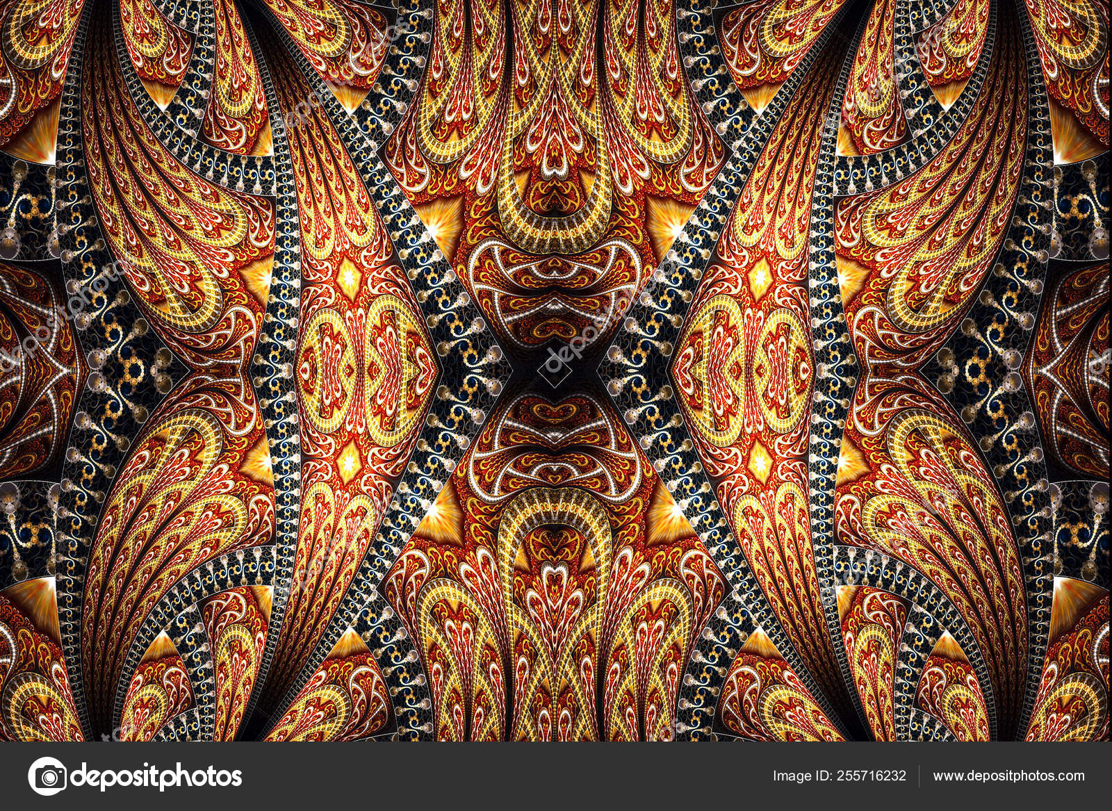 Abstract artistic 3d computer generated unique arrow shaped frac Stock ...