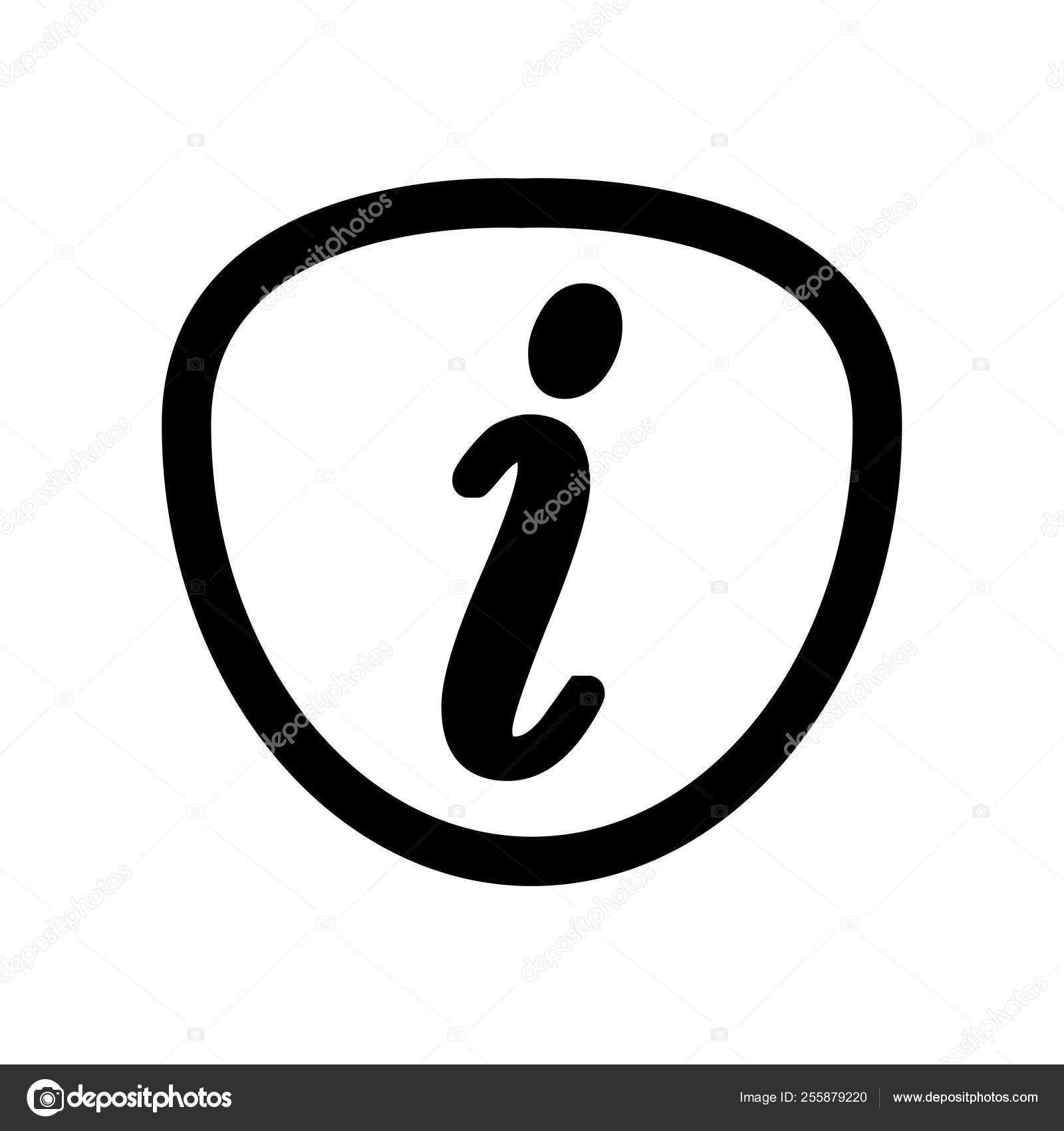 Information Icon Vector Illustration Linear Style Isolated White ...