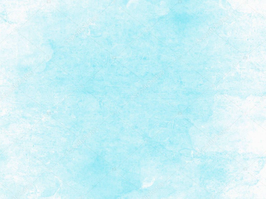 Fondo De Acuarela Azul Claro Salpicaduras De Pintura Azul Claro Y
