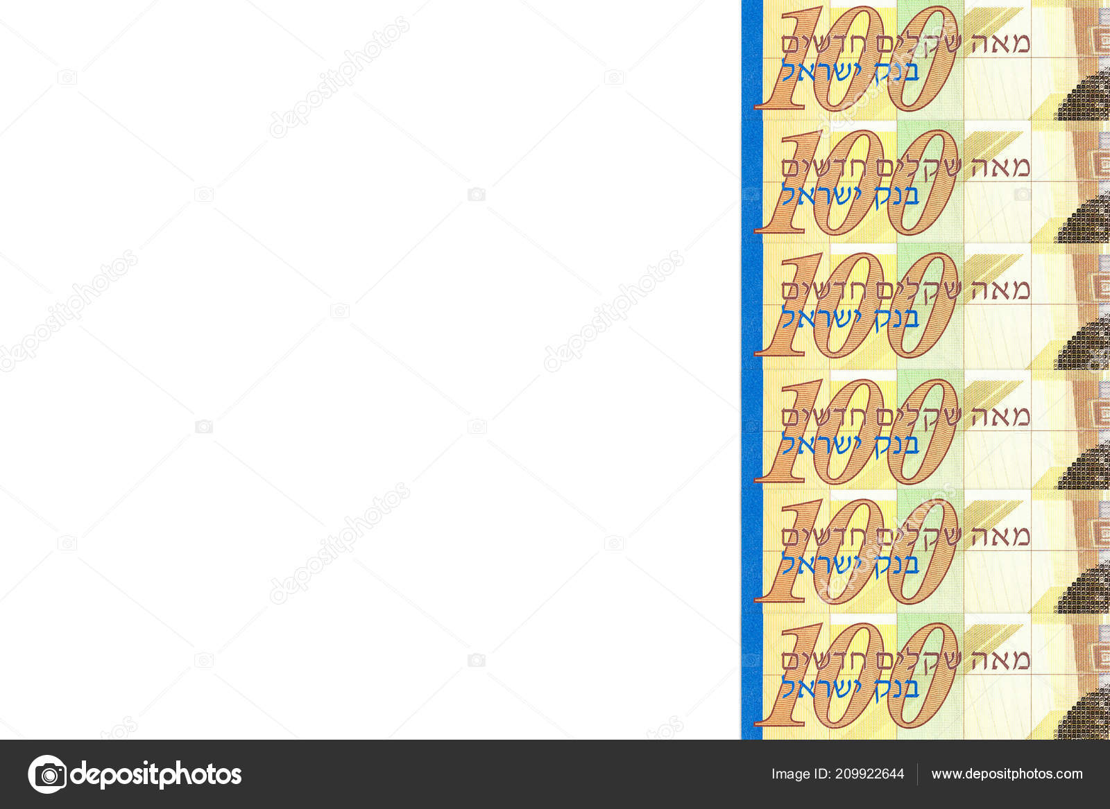 Heap Israeli 100 New Shekel Bank Notes — Stock Photo © HenningMarquardt ...