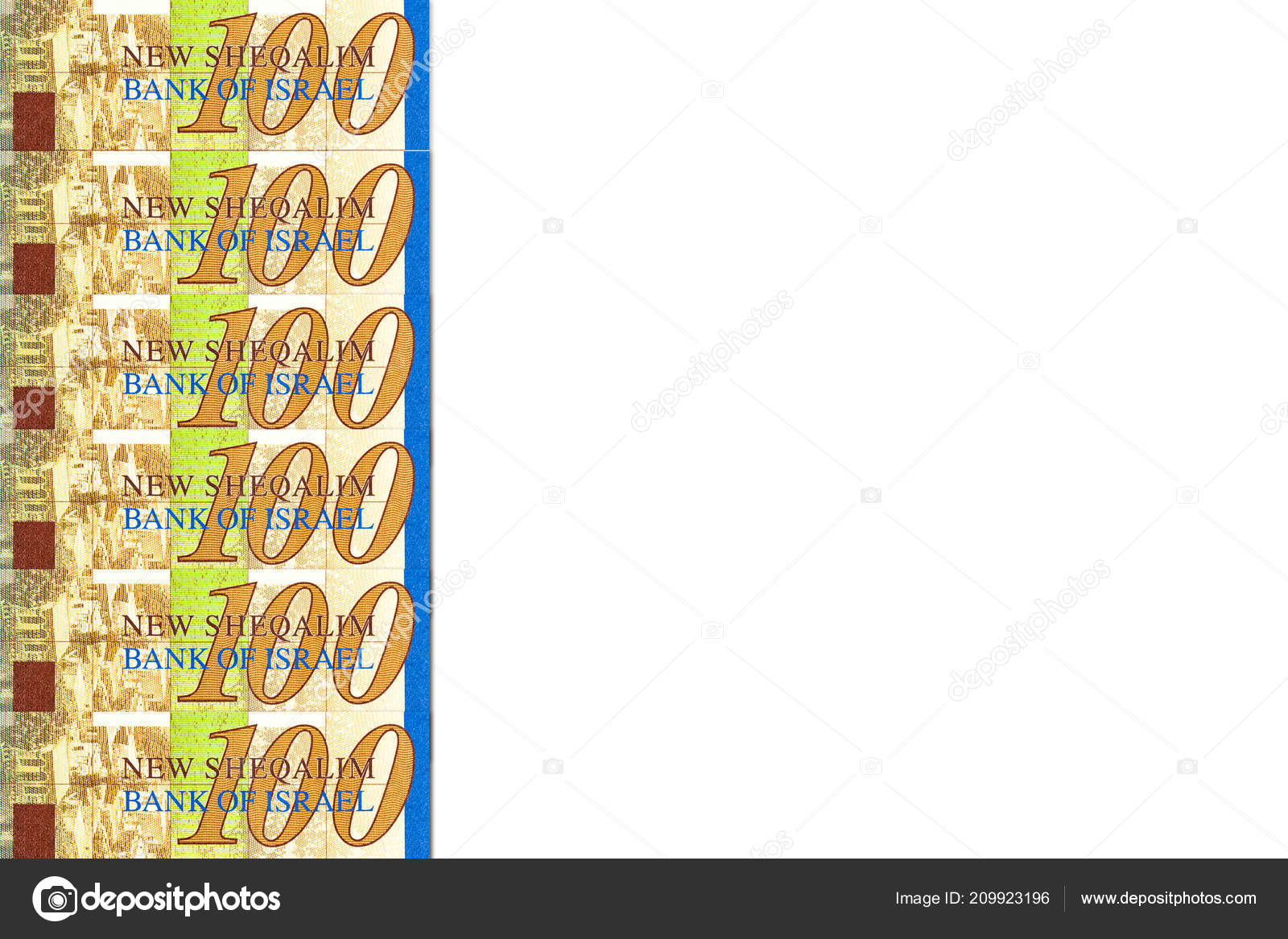 Heap Israeli 100 New Shekel Bank Notes — Stock Photo © HenningMarquardt ...