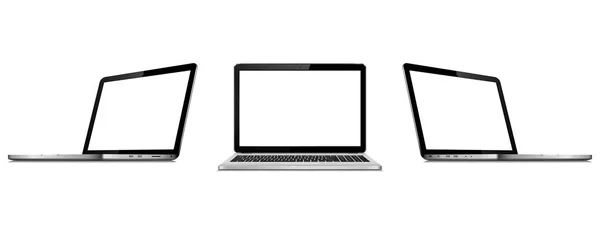 Mockup Depan Dan Belakang Laptop Terisolasi Pada Latar Belakang Putih ...