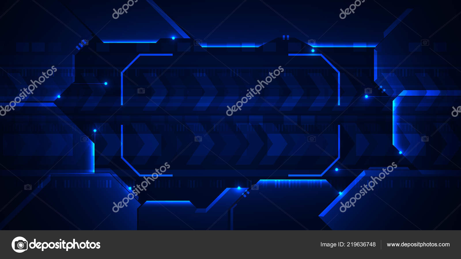 Tech Speed Technology Abstract Blue Frame Digital Background Stock ...