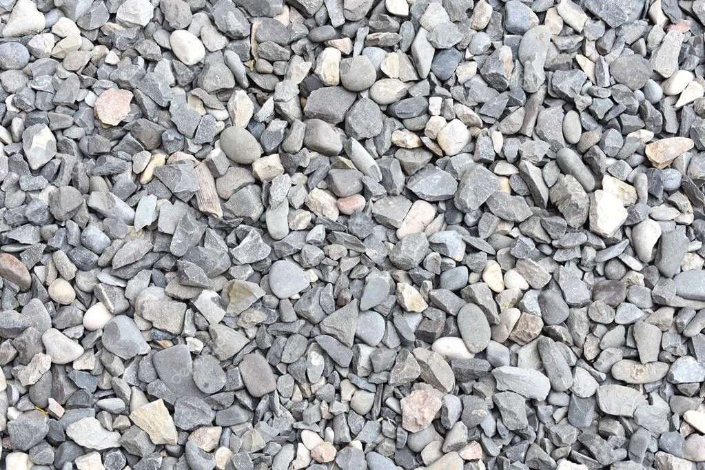 Uso de la textura de grava de piedra para el fondo, roca triturada para ...
