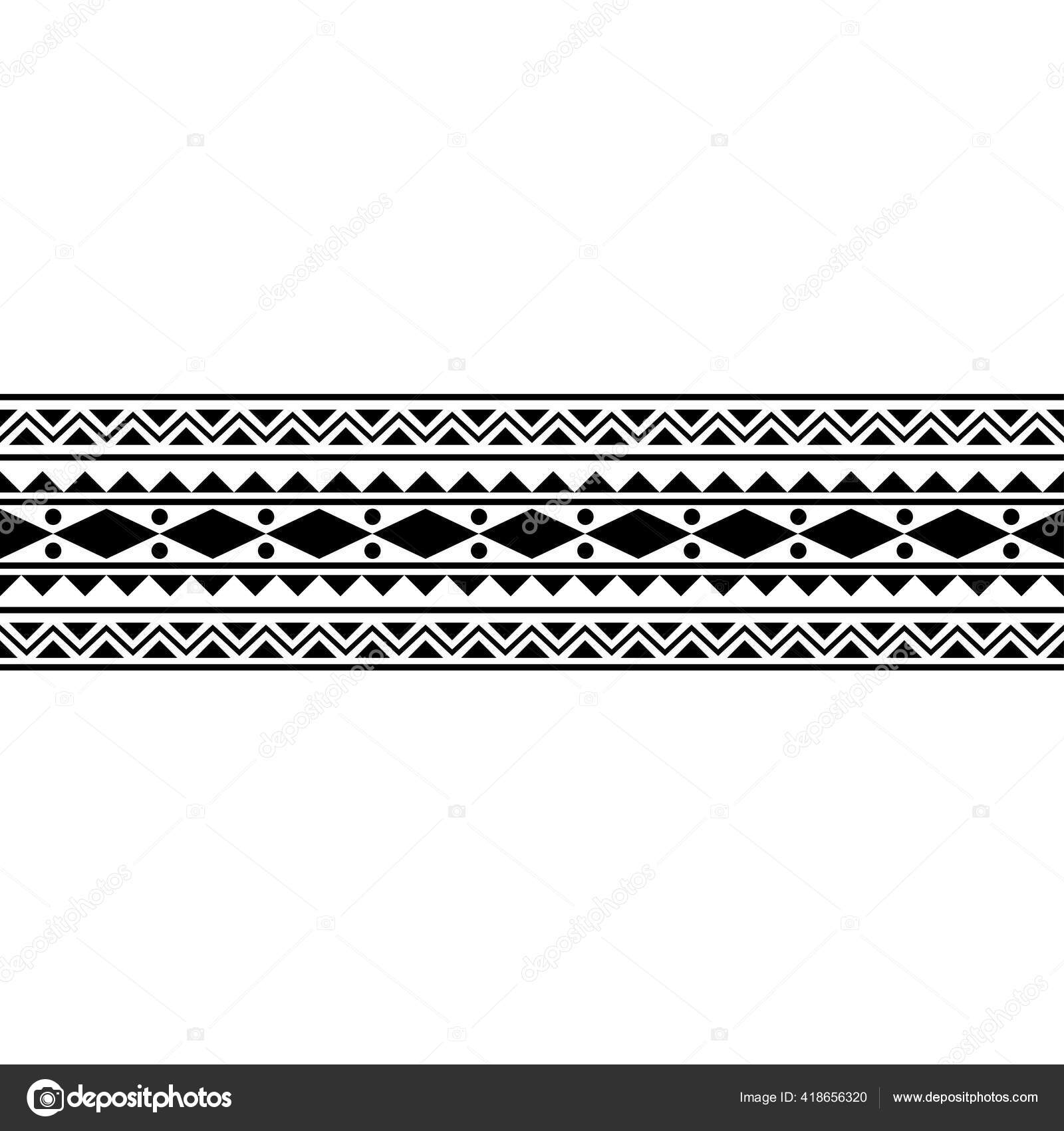 Traditional Stripe Ethnic Motif Pattern Texture Design Vector Black ...