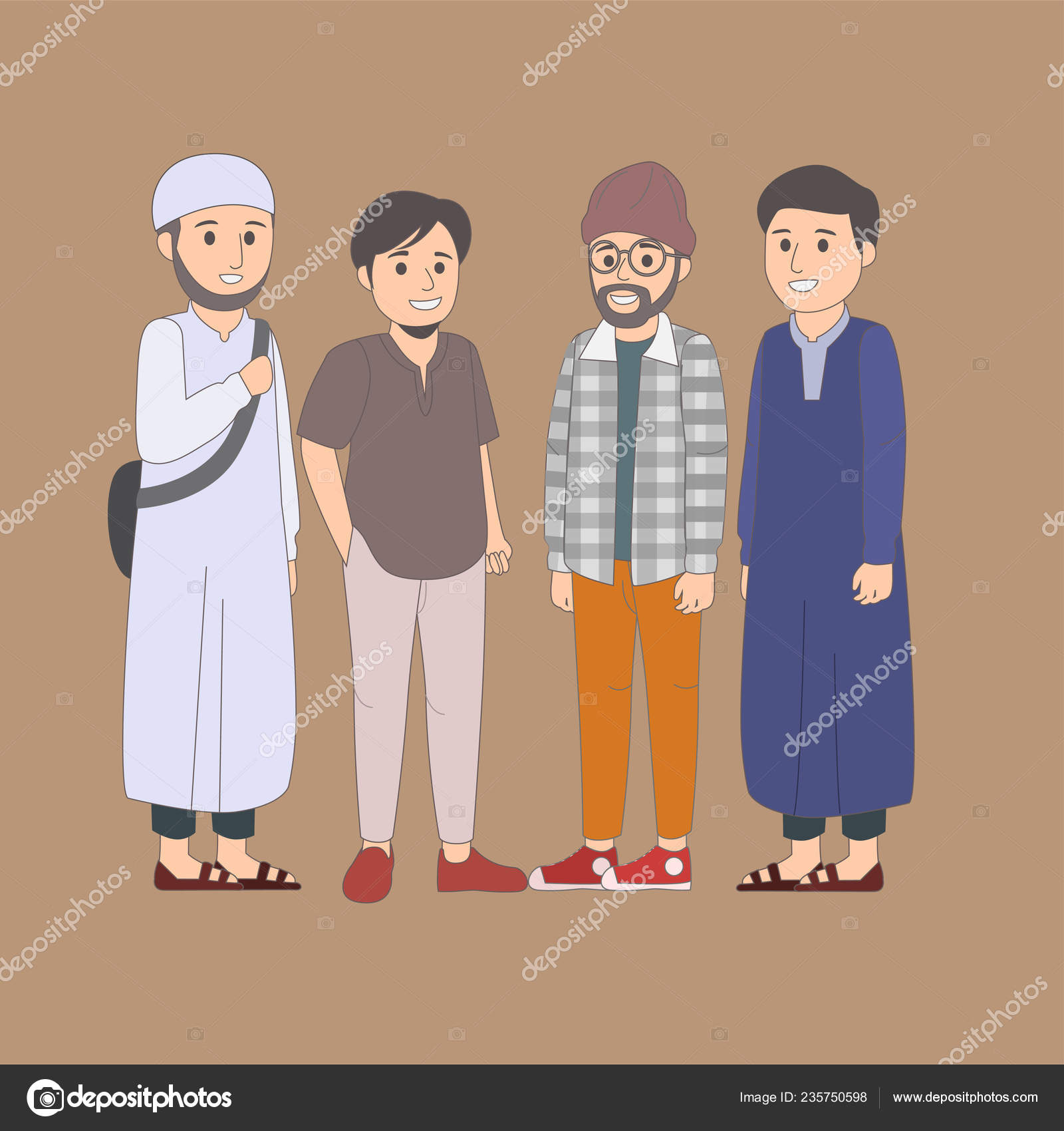 Muslim Students Cartoon
