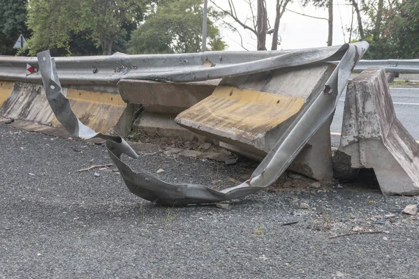 Damaged guard rail Stock Photos, Royalty Free Damaged guard rail Images ...