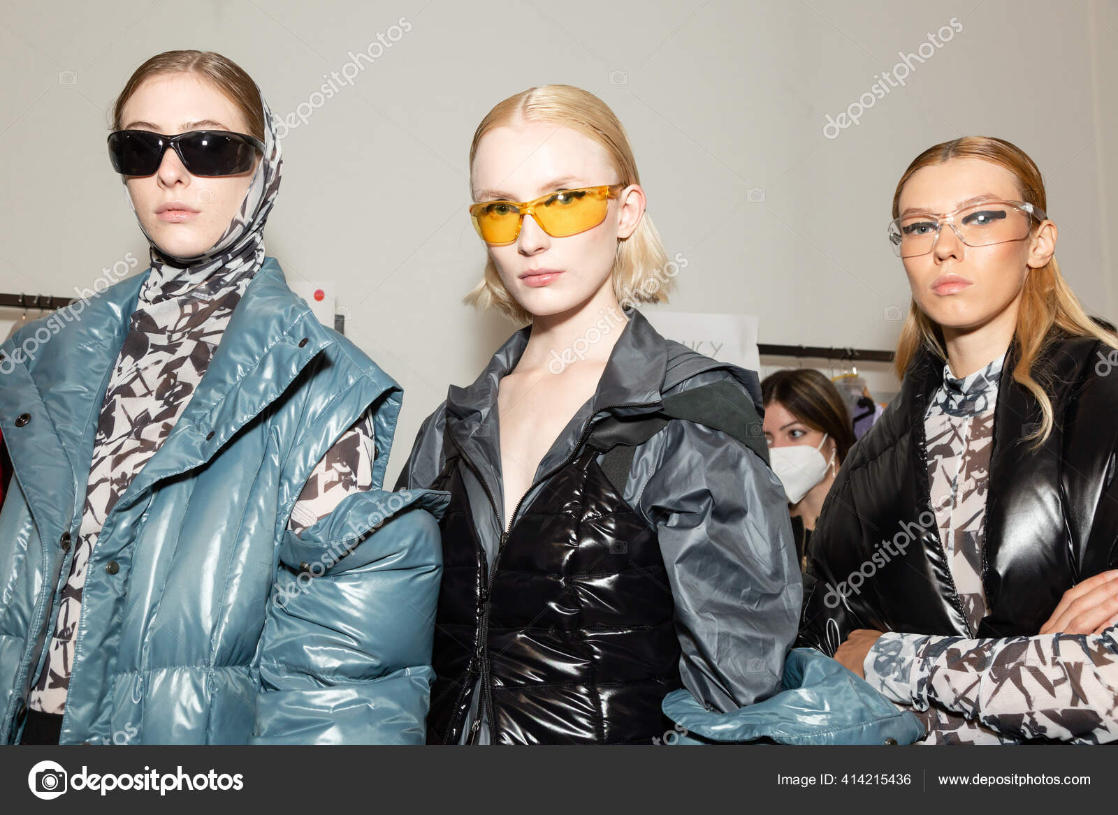 Milan Italy September Gorgeous Models Seen Backstage Just Budapest ...