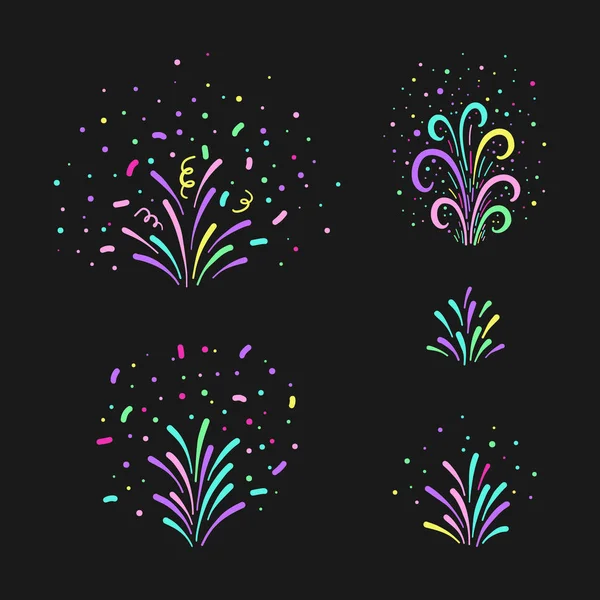 Anniversary firework Vector Art Stock Images | Depositphotos