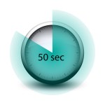 Stopwatch Expiring Time Minutes Web Icon Isolated Stock Vector Image by ...
