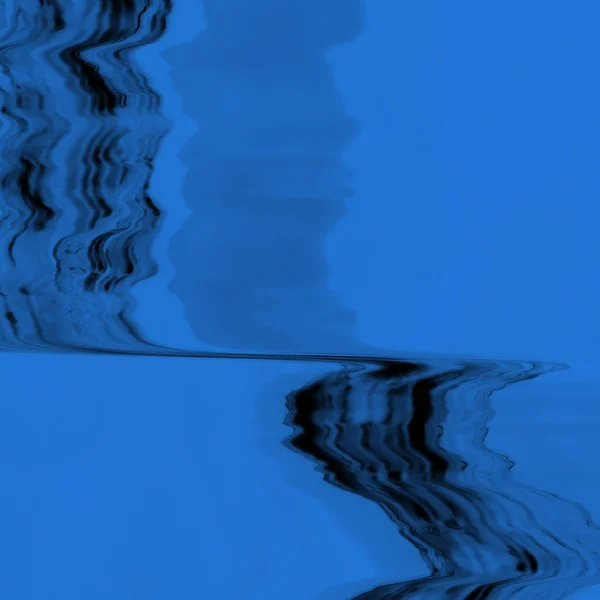 Abstract blue digital screen glitch effect texture. - Stock Image ...