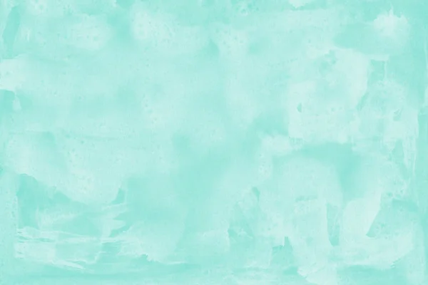 turquoise watercolor paint texture, abstract background - Stock Image ...