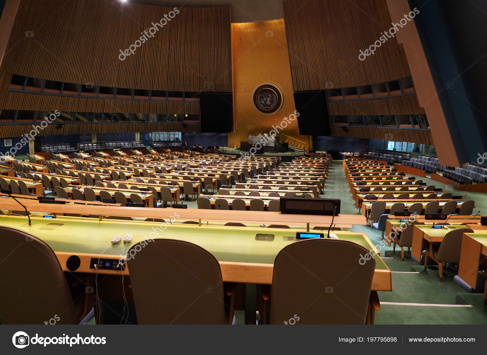 New York Usa May 2018 United Nations General Assembly Hall – Stock ...