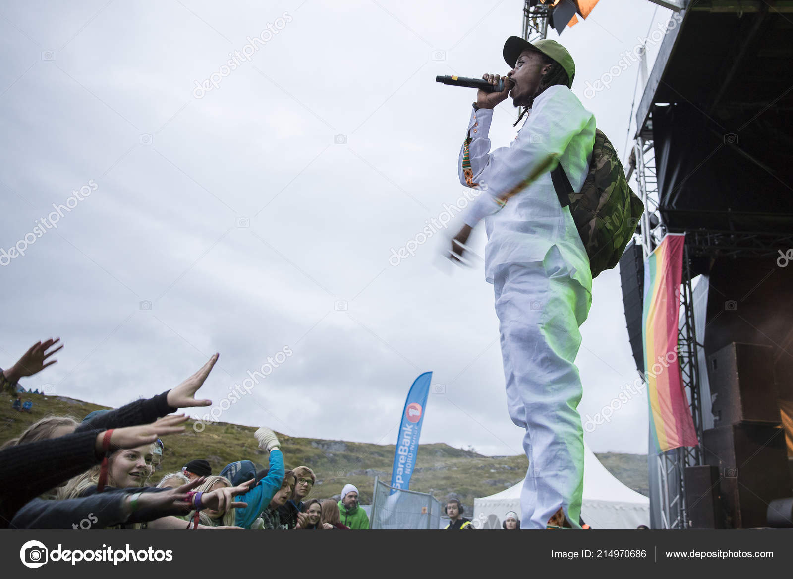 Traena Norway July 2017 Concert Norwegian Rap Hiphop Band African ...