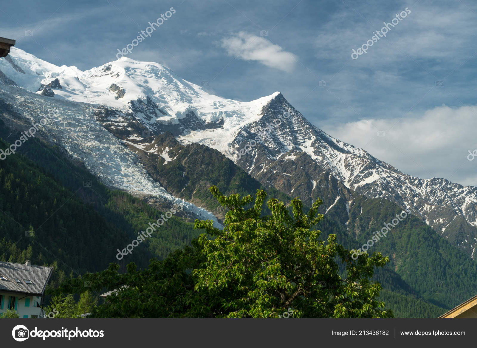 Mont Blanc Highest Mountain Alps Highest Europe Beautiful Panorama ...