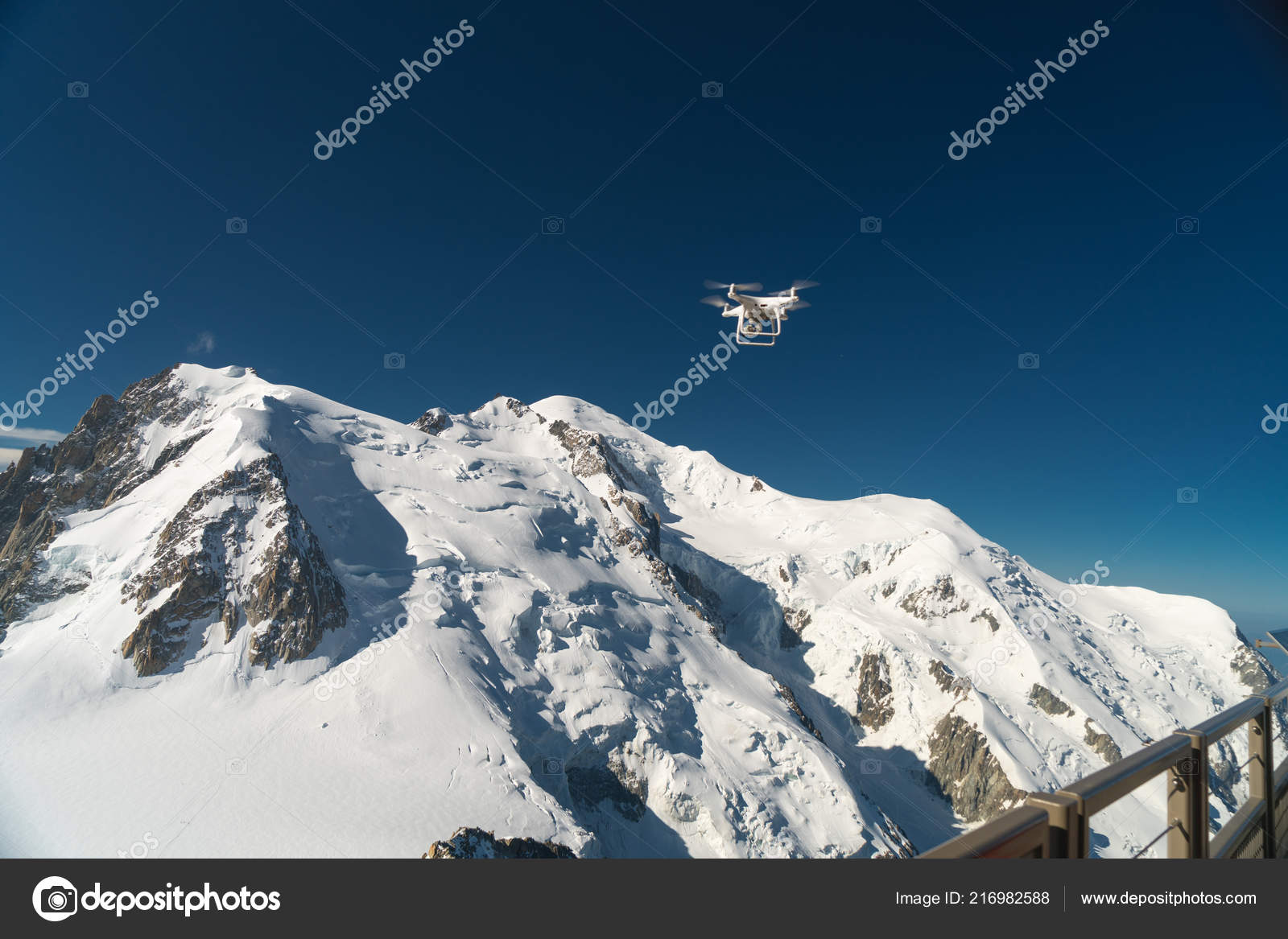 Mont Blanc Highest Mountain Alps Highest Europe Beautiful Panorama ...