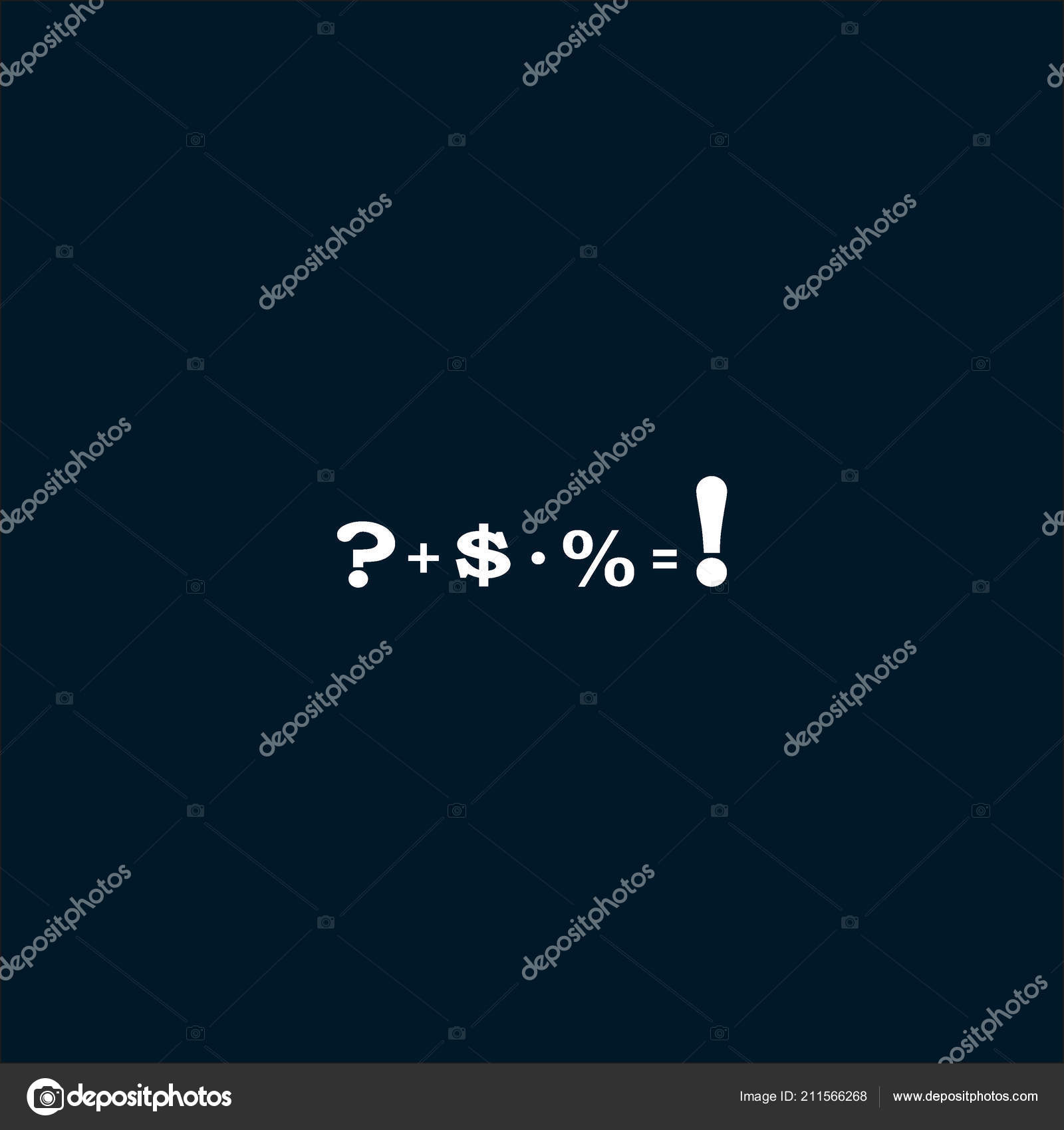 Formula Mathematical Symbols Education Concept Stock Vector by ...