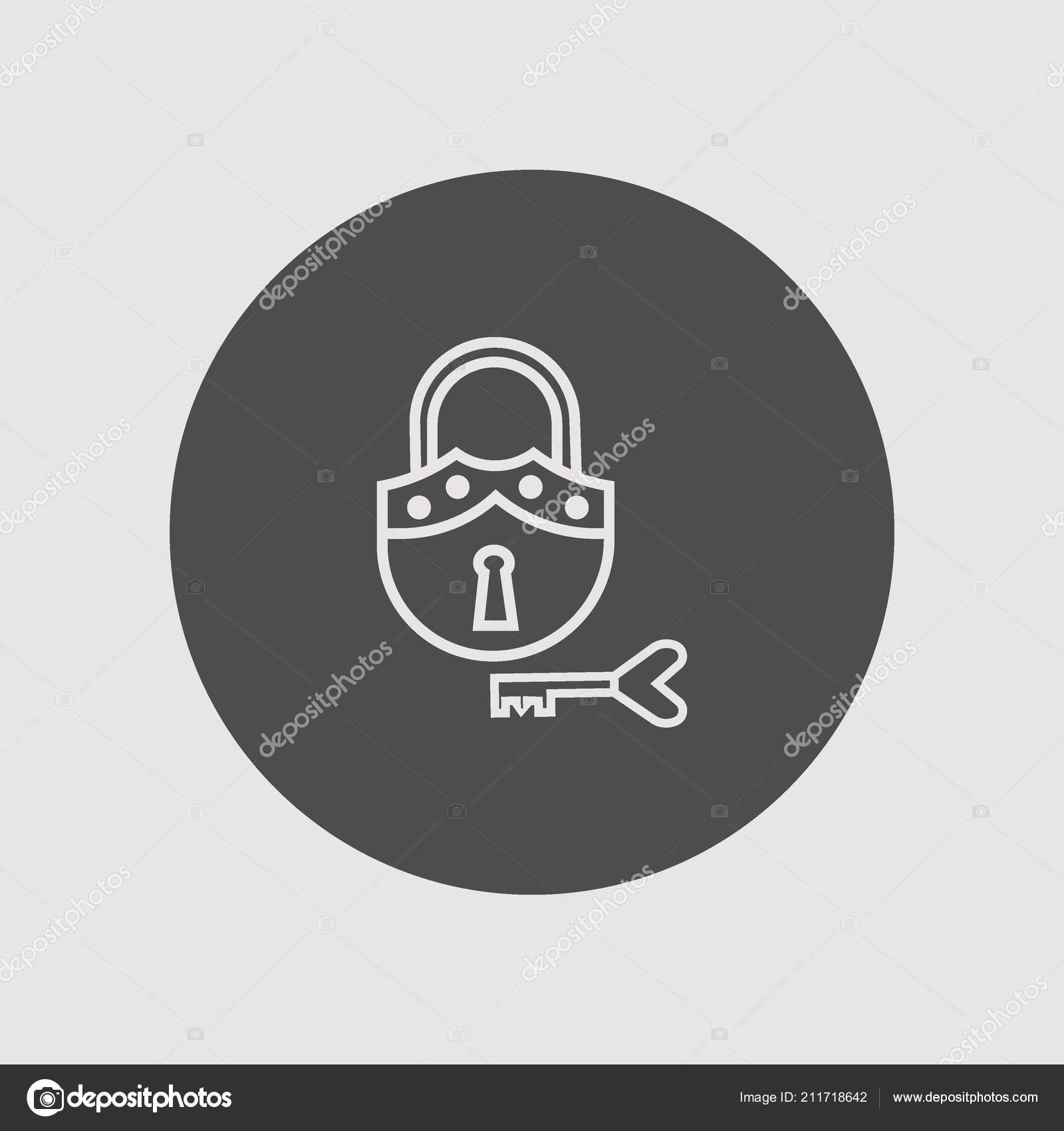 Lock Key Signs Logo Template Stock Vector by ©nettibuletti 211718642