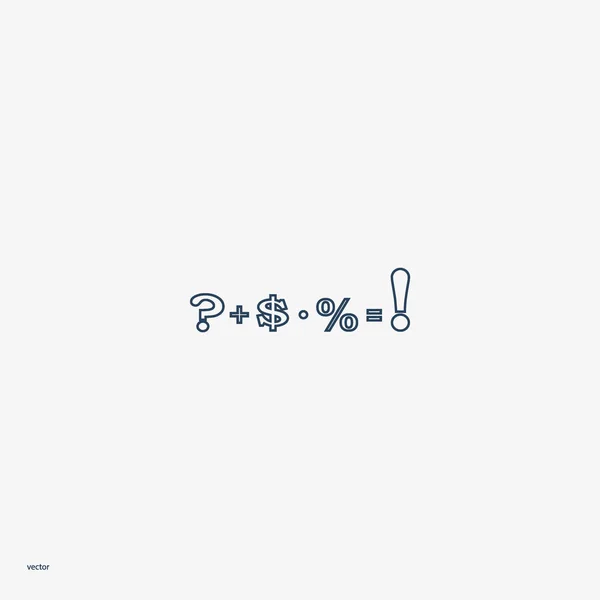 Fórmula Com Símbolos Matemáticos Conceito Educação vetor(es) de stock ...