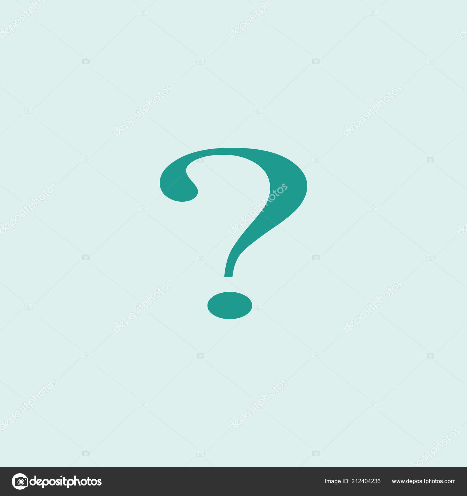 Question Mark Simple Icon Vector Illustration Stock Vector by ...