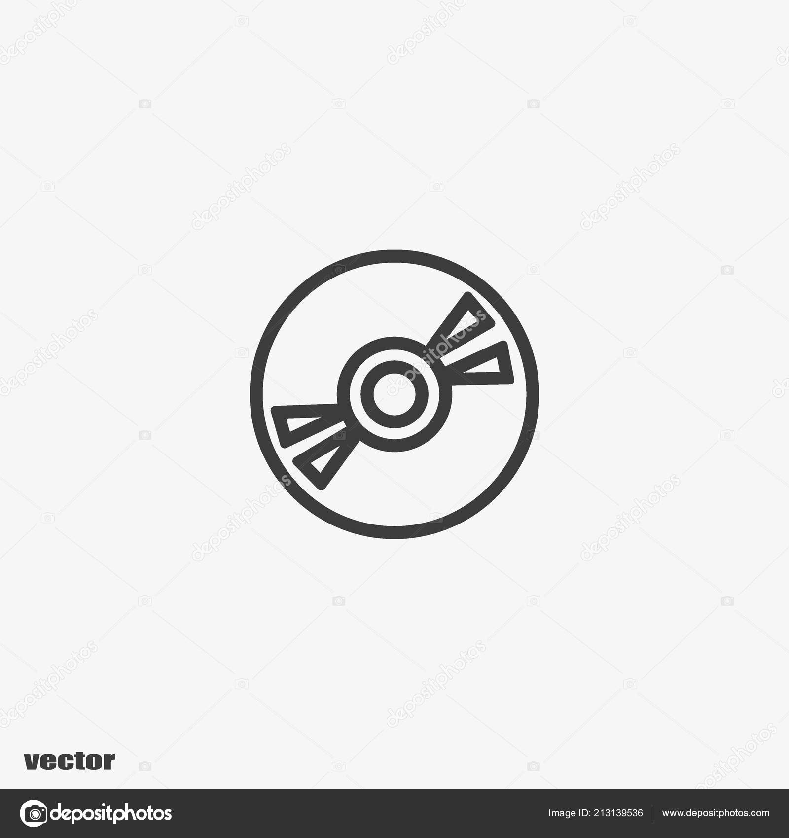 Compact Disk Logo Vector