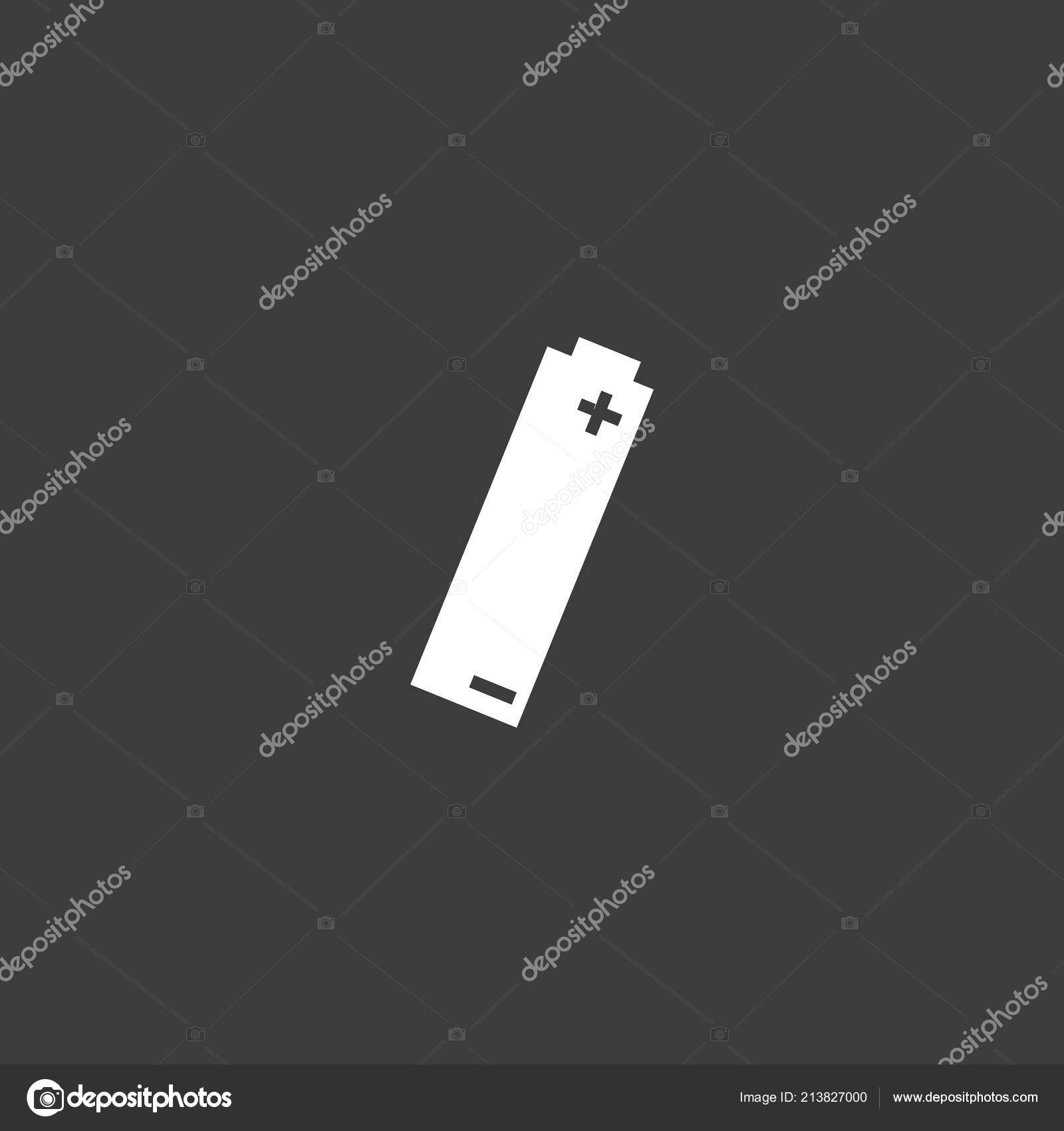 One Battery Vector Illustration Stock Vector by ©nettibuletti 213827000
