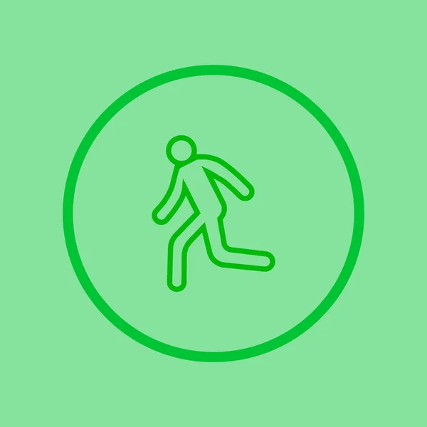 Image vectorielle Silhouette Running Man Icône Simple par ©nettibuletti ...