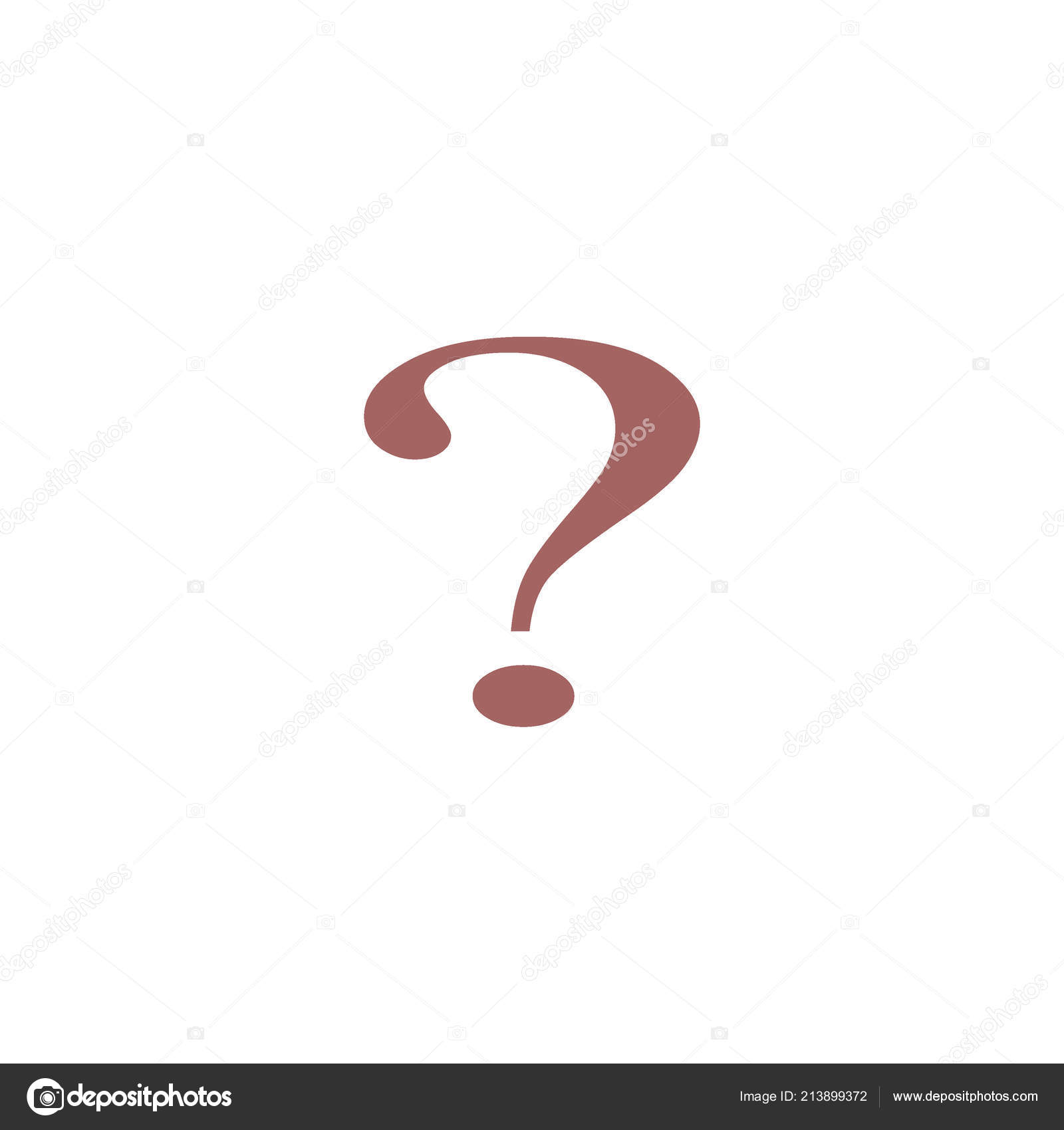 Question Mark Curve Icon Logo Template Stock Vector by ©nettibuletti ...