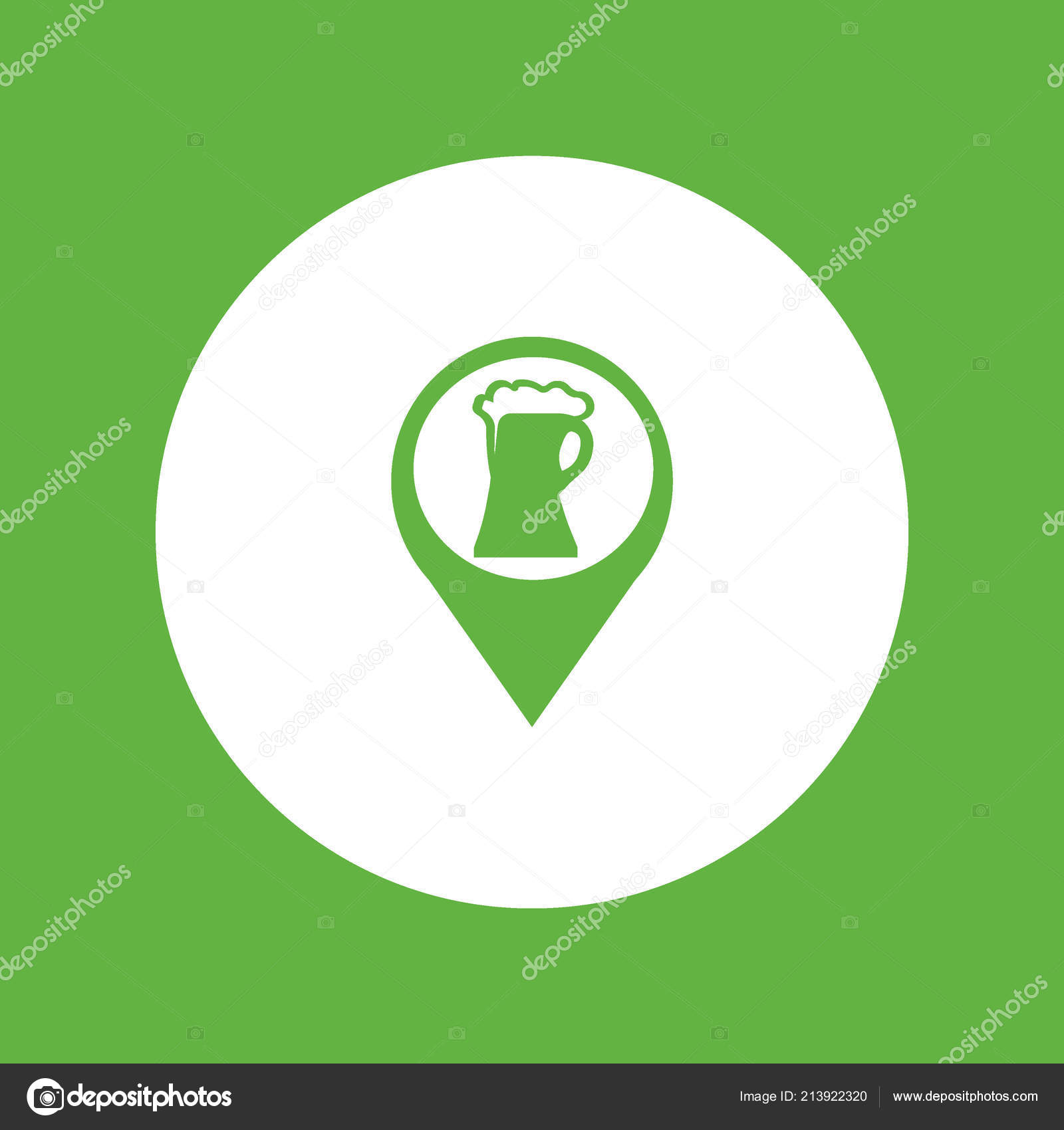 Bar Location Point Vector Icon Stock Vector Image by ©nettibuletti ...