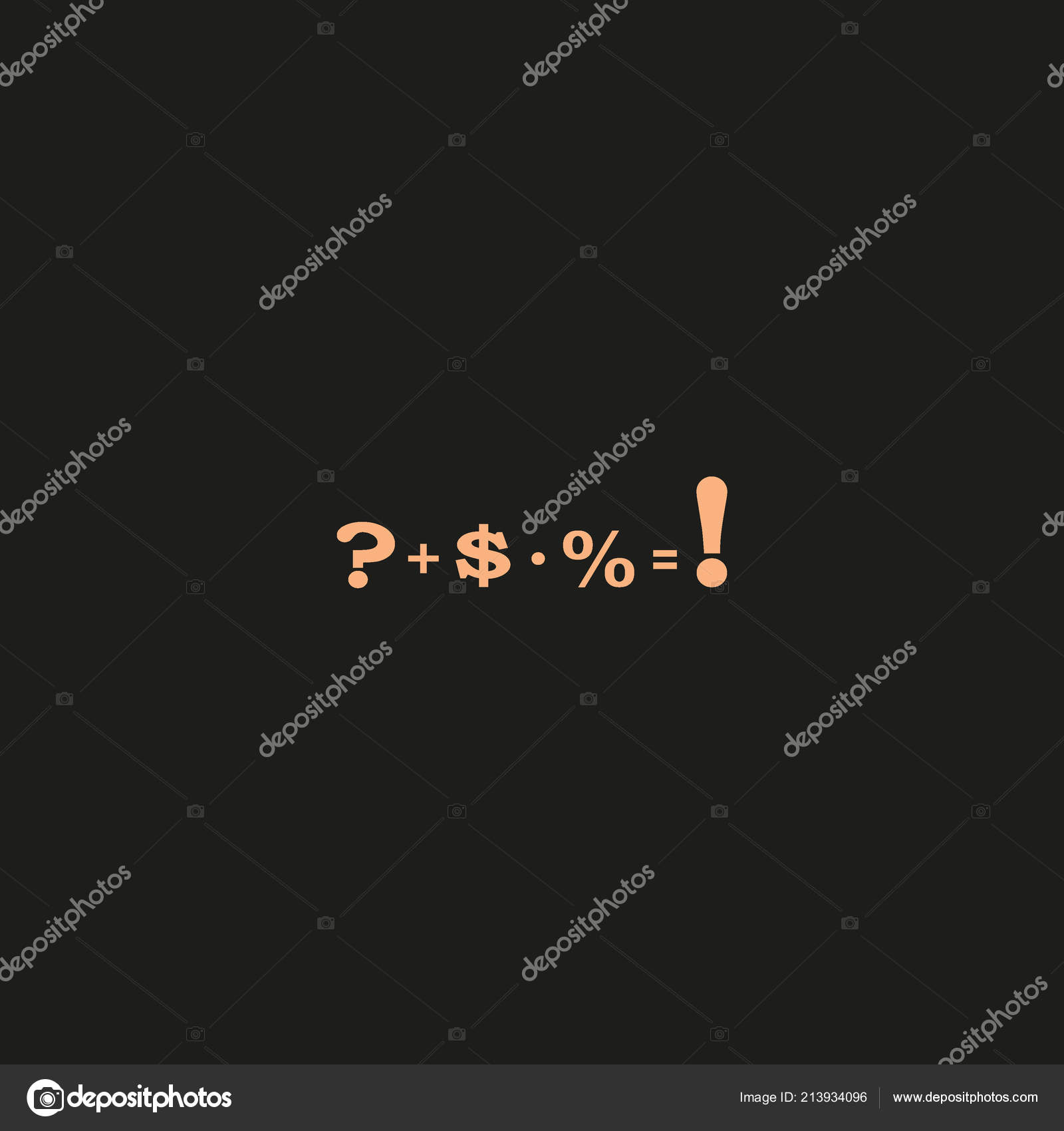 Fórmula Com Símbolos Matemáticos Conceito Educação Vetor de ...